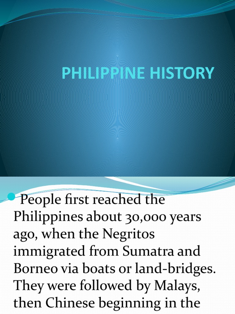 Philippine History Timeline 30,000 Years | PDF | President Of The ...