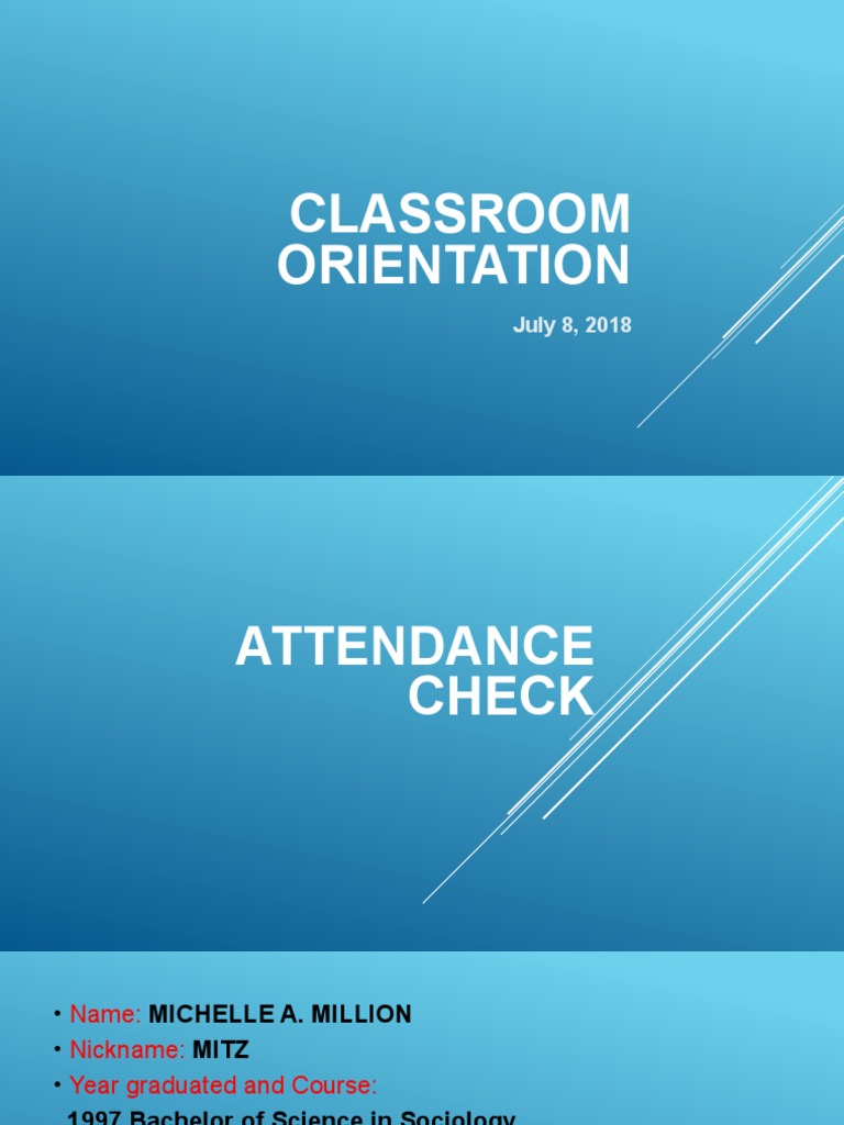 NSTP Class Room Orientation Plmar 2018 2019 | PDF | Social Exclusion ...