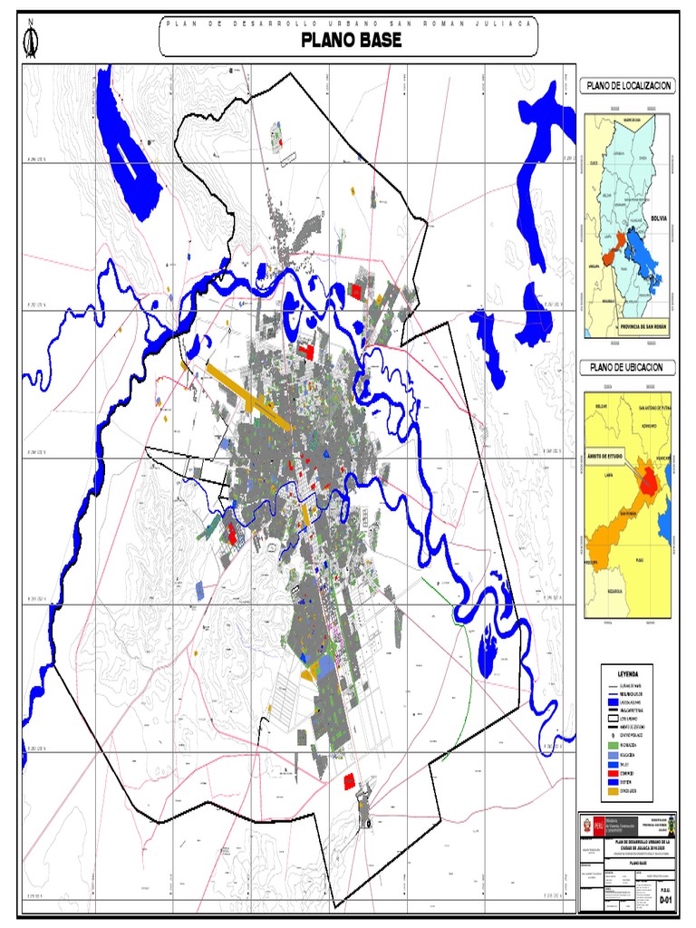 01.plano Base Juliaca | PDF | Geofísica | Notación