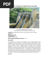 Major Dams in the Philippines Overview | PDF | Dam | Environment