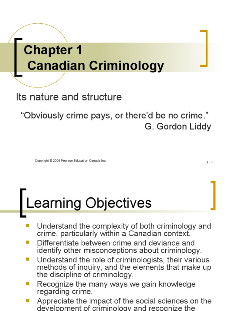 Canadian Criminology: Its Nature and Structure | Download Free PDF ...