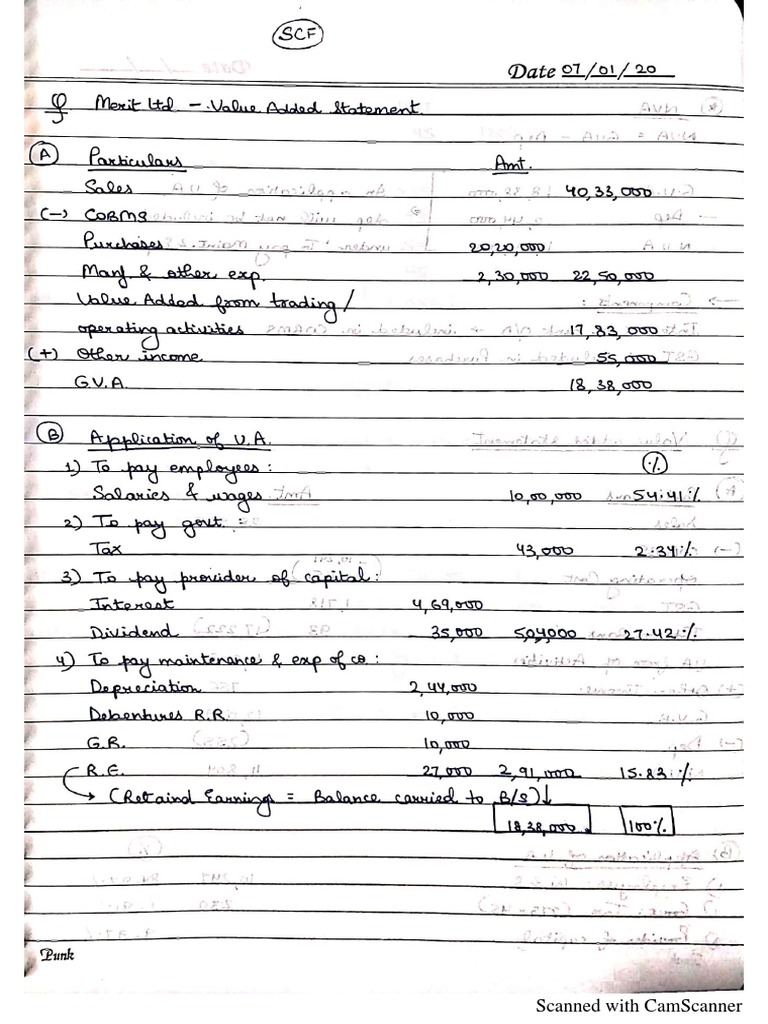 SCF Class Notes | PDF