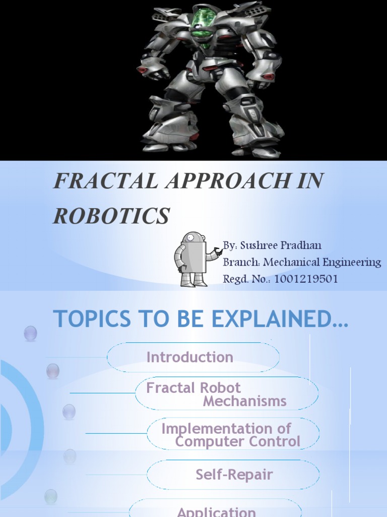 Fractal Approach in Robotics | PDF | Robotics | Fractal