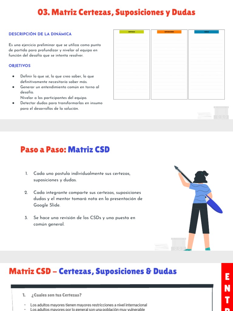 Entregable 1-Matriz CSD | PDF | Vejez | Trabajo Social