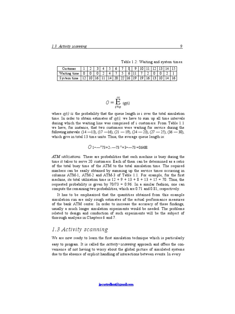 Actividades en Simulacion | PDF | Automated Teller Machine | Simulation