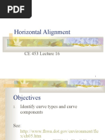 Lec 03 Highway Engineering - Horizontal Alignment | PDF | Geometry | Space