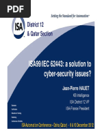 Isa Iec 62443 Standard | PDF | Scada | Computer Security