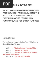 Ra 8293 The Intellectual Property Code of The Philippines ( | PDF ...