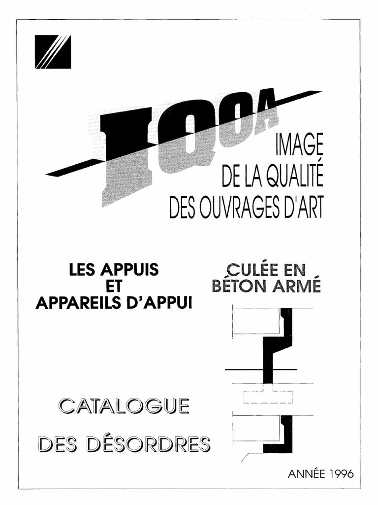 Desordres Culee 1 PDF | PDF | Béton armé | Béton