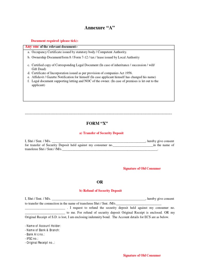 Documents Required For Name Change | PDF