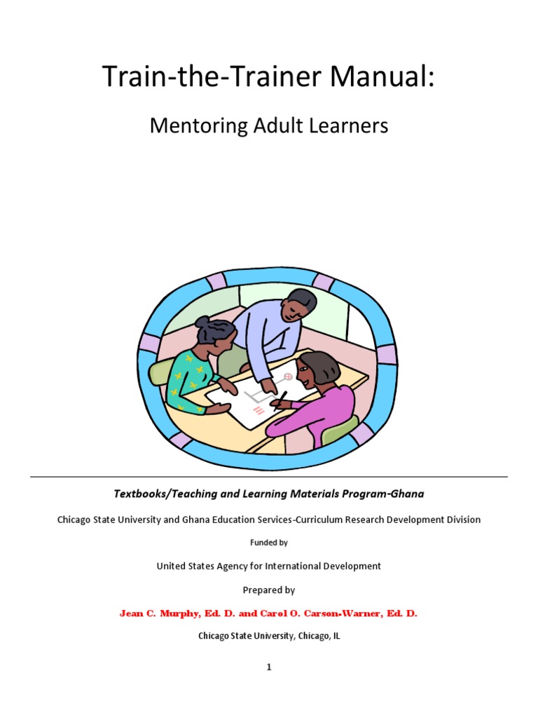Train-the-Trainer Manual for Mentors | PDF | Mentorship | Facilitator