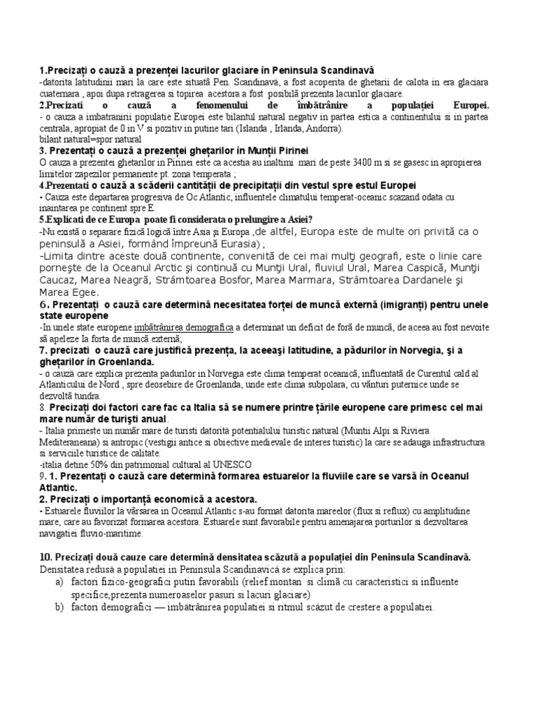 Intrebari Probleme Bac Rezolvari PDF | PDF