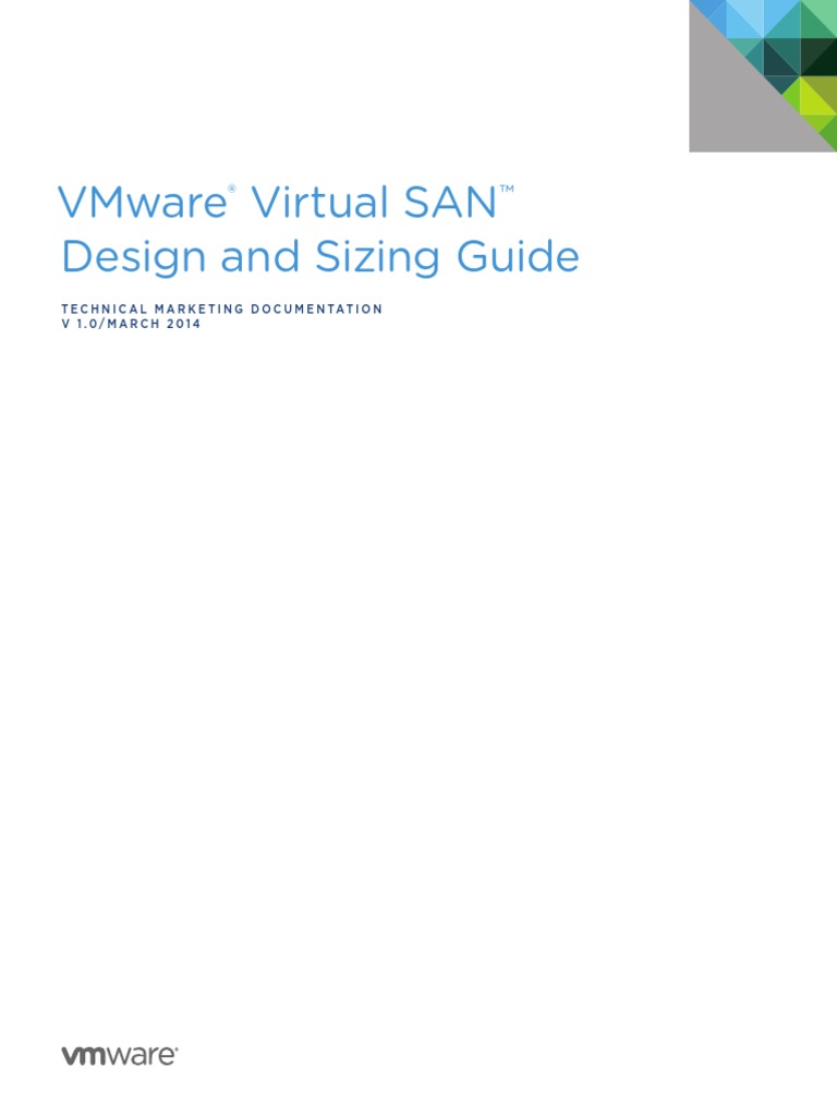 VSAN Design and Sizing Guide PDF | PDF | Hard Disk Drive | Cache ...