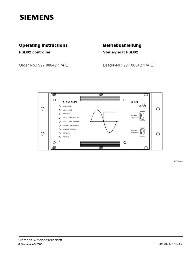 PSD02 Controller PDF | PDF