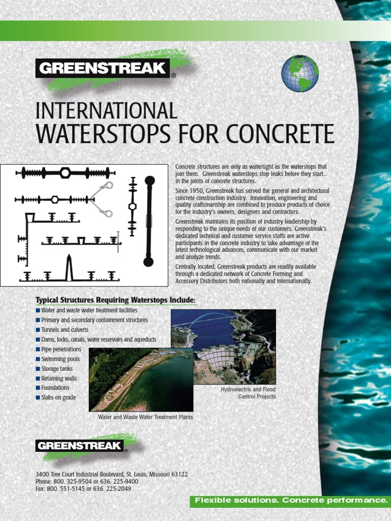 International Waterstop Brochure | PDF | Thermal Expansion | Ultimate ...