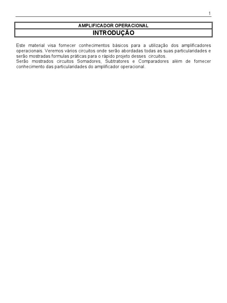 Circuitos Comparadores | PDF