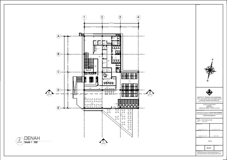 Revisi 4 Denah Lantai Basement | PDF