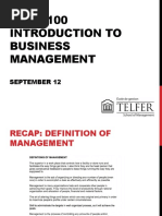 CHAPTER 1 Introduction To Management | PDF | Cognitive Science | Economies