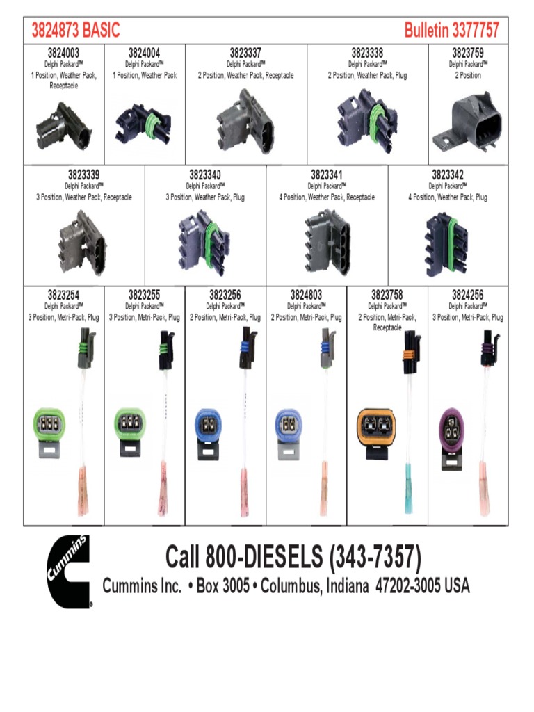 Call 800-DIESELS (343-7357) : Cummins Inc. - Box 3005 - Columbus ...