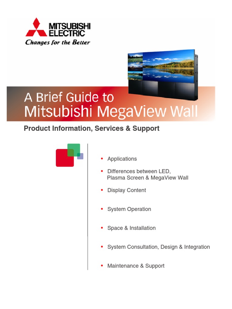 A Guide To MegaView Wall2 | PDF | Light Emitting Diode | Light
