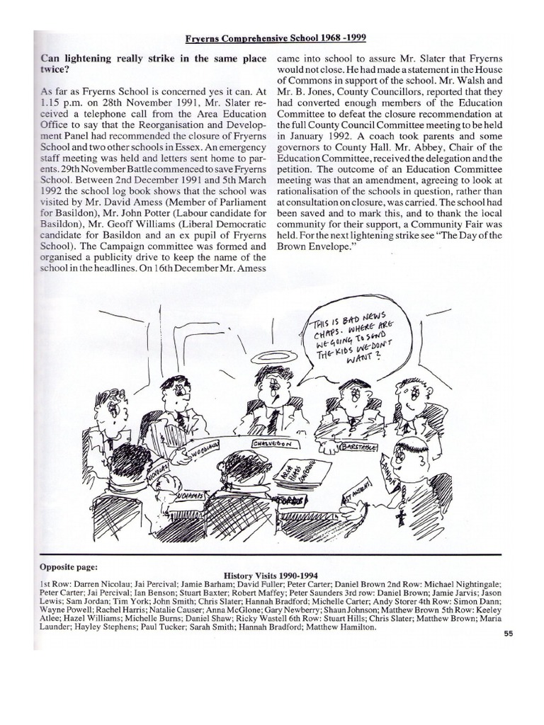 055 64 Proud Years - History of Fryerns School (& Craylands Secondary ...