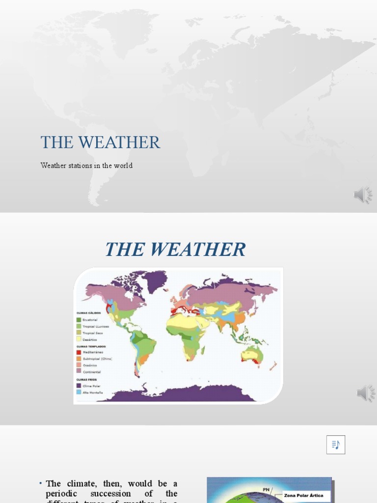 The Weather - Ingles | PDF