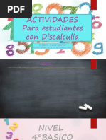 Actividades para Discalculia | PDF | Pensamiento | Memoria