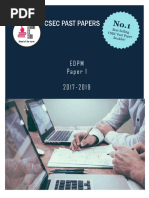 EDPM Paper 1 2017-2019 With Answers | PDF | Teaching Methods & Materials