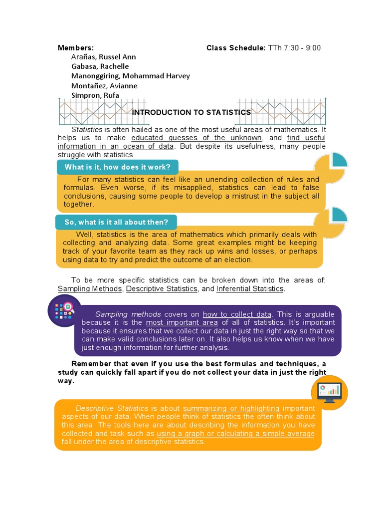 Introduction to Statistics | PDF | Statistical Inference | Statistics