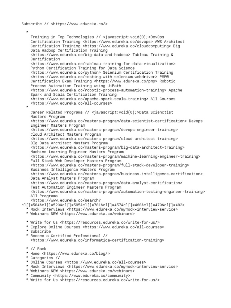 Informatica ETL Beginner's Guide Informatica Tutorial Edureka | PDF ...