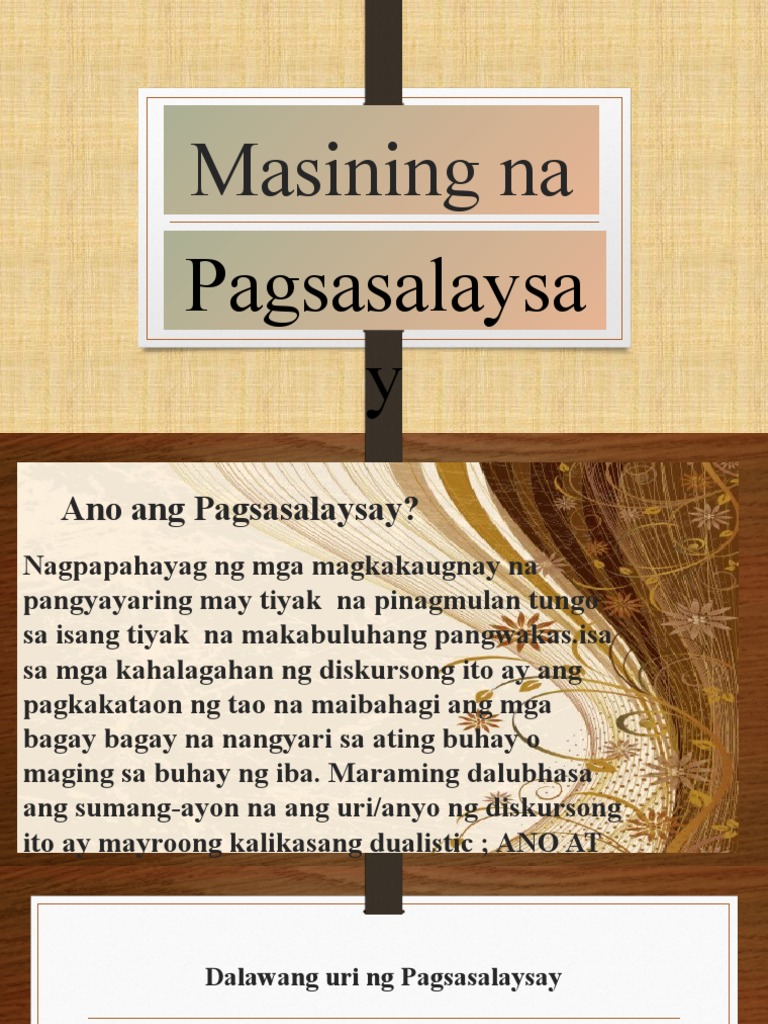 Masining Na | PDF