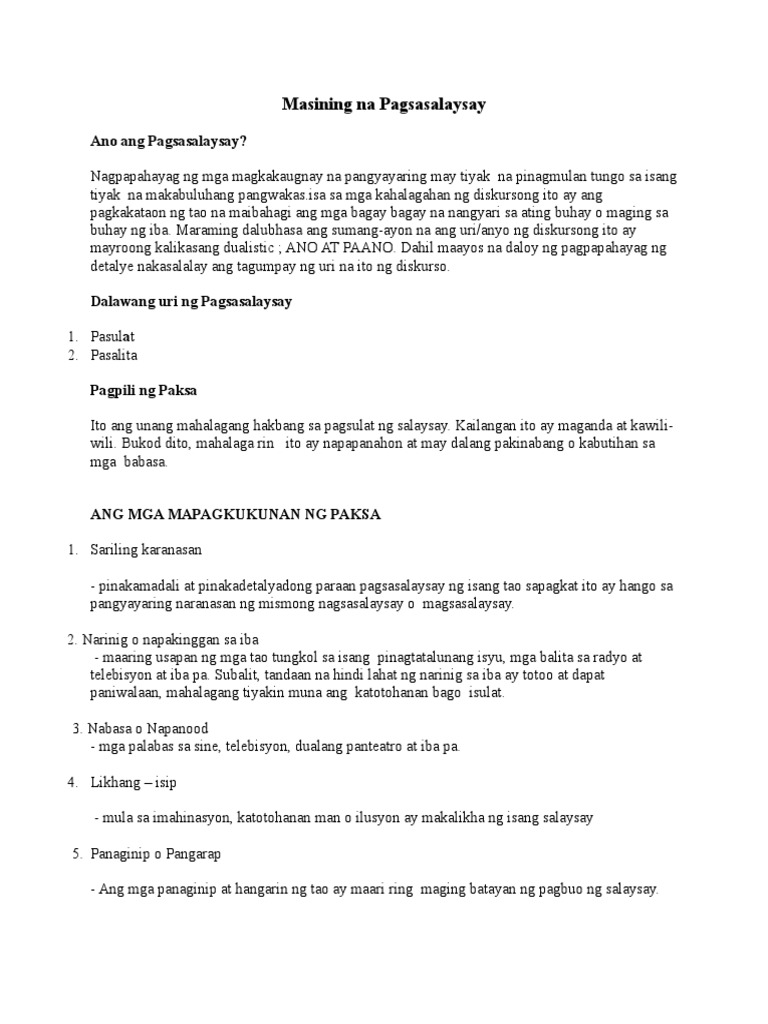 Unang Mahalagang Hakbang Sa Pagsulat Ng Pagsasalaysay | pagsulatizen