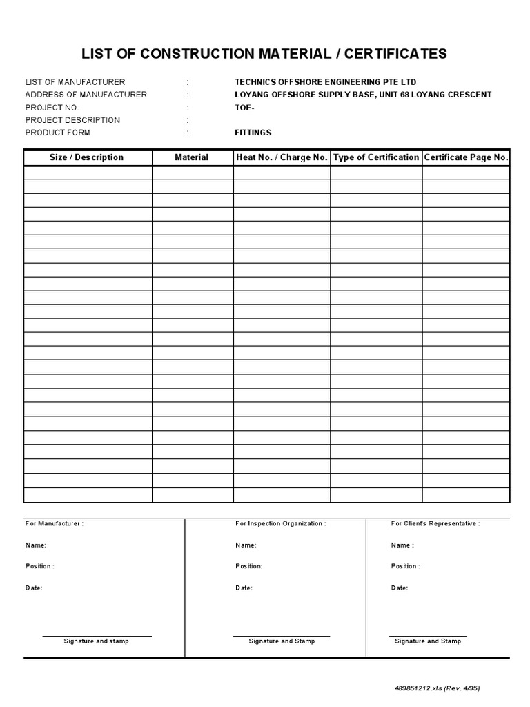 Material Forms-Fittings | PDF