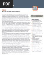 Raisecom - RAX700 Series Datasheet | PDF | Network Switch | Ethernet