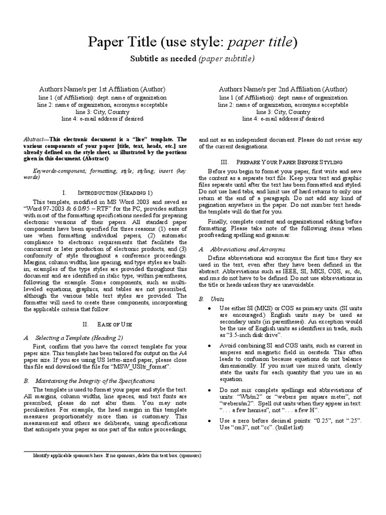 Paper Title Optimization | PDF | Note (Typography) | Bracket