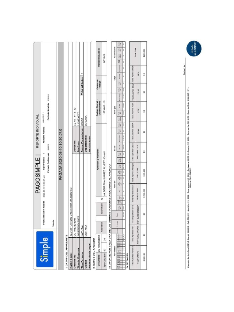 Planilla Simple Paga Tu Planilla Simple Con Daviplata, En Segundos.