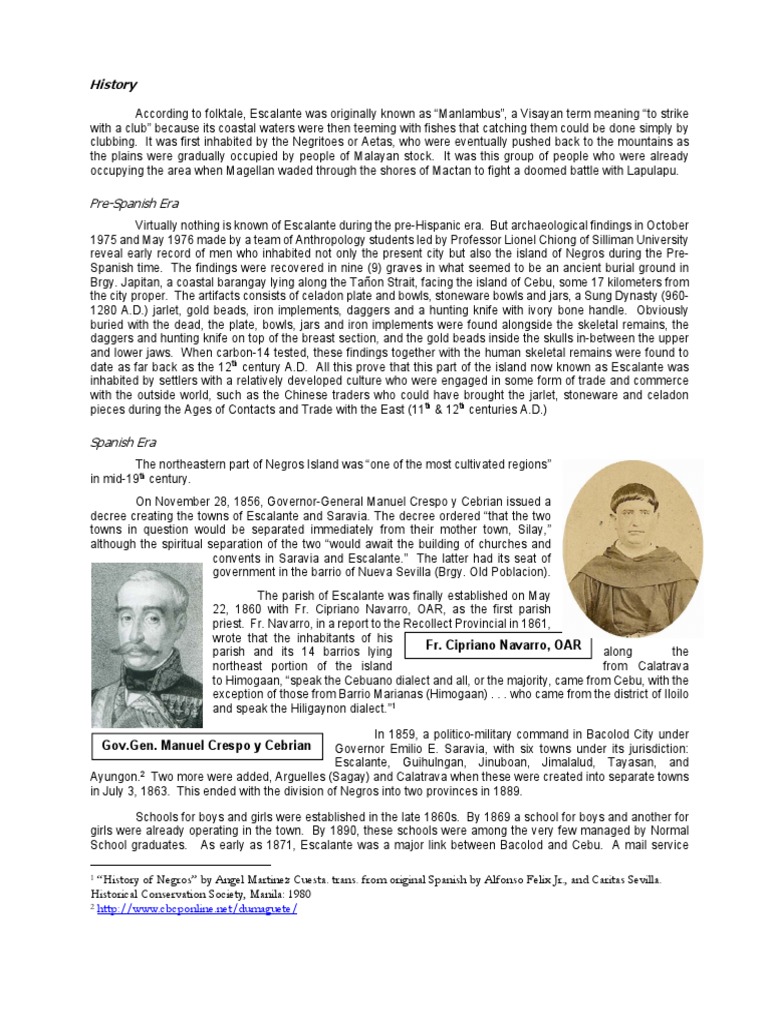 Pre-Spanish Era: History | PDF