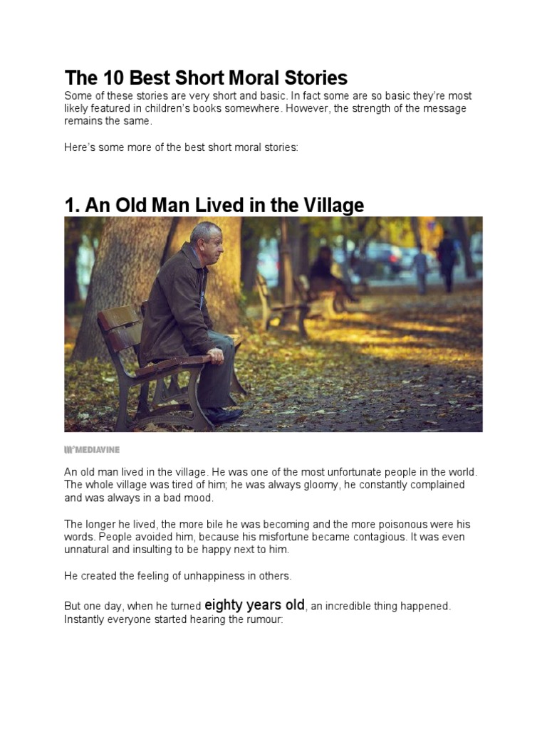 The 10 Best Short Moral Stories | PDF