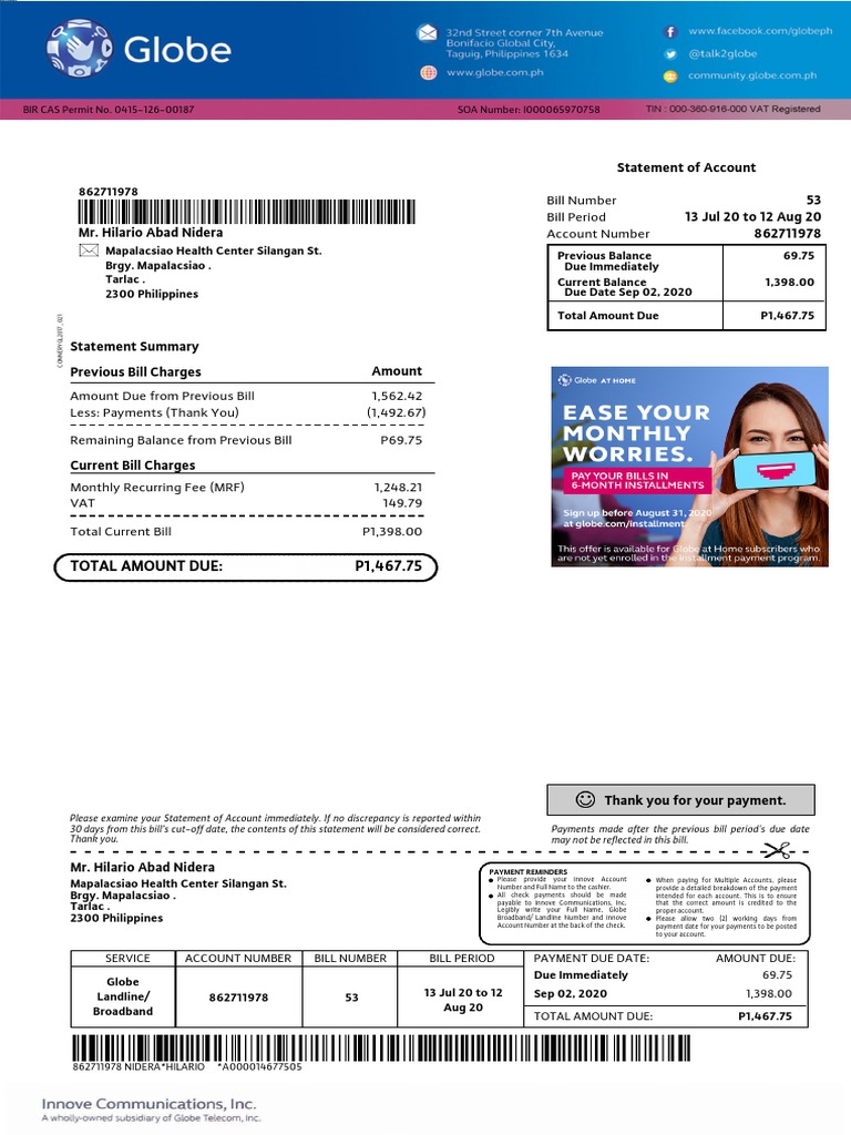 View Bill Detail 2020 8 25 7 52 41 | PDF | Payments | Banking