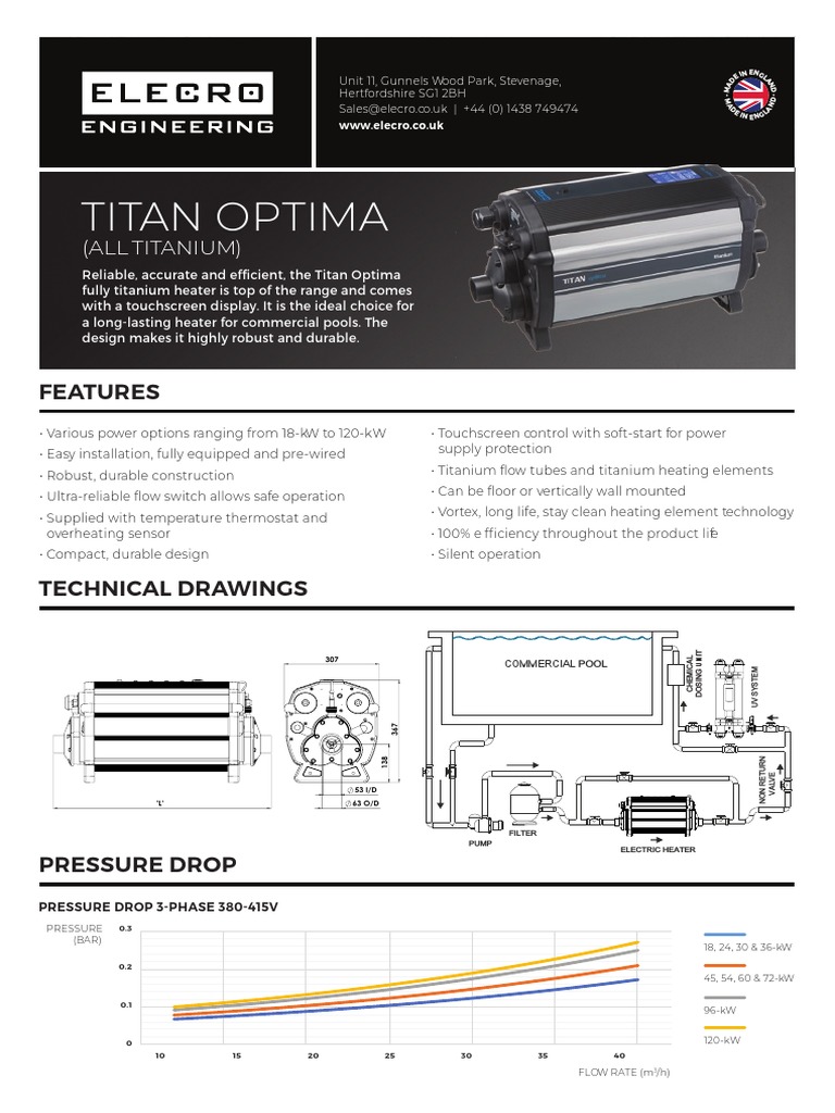 DSE231 EN Titan Optima Data Sheet V1 01.01.2020 Elecro PDF | Download ...