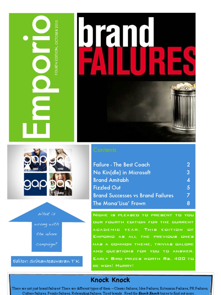 Brand Failures | PDF | Coca Cola | Macintosh