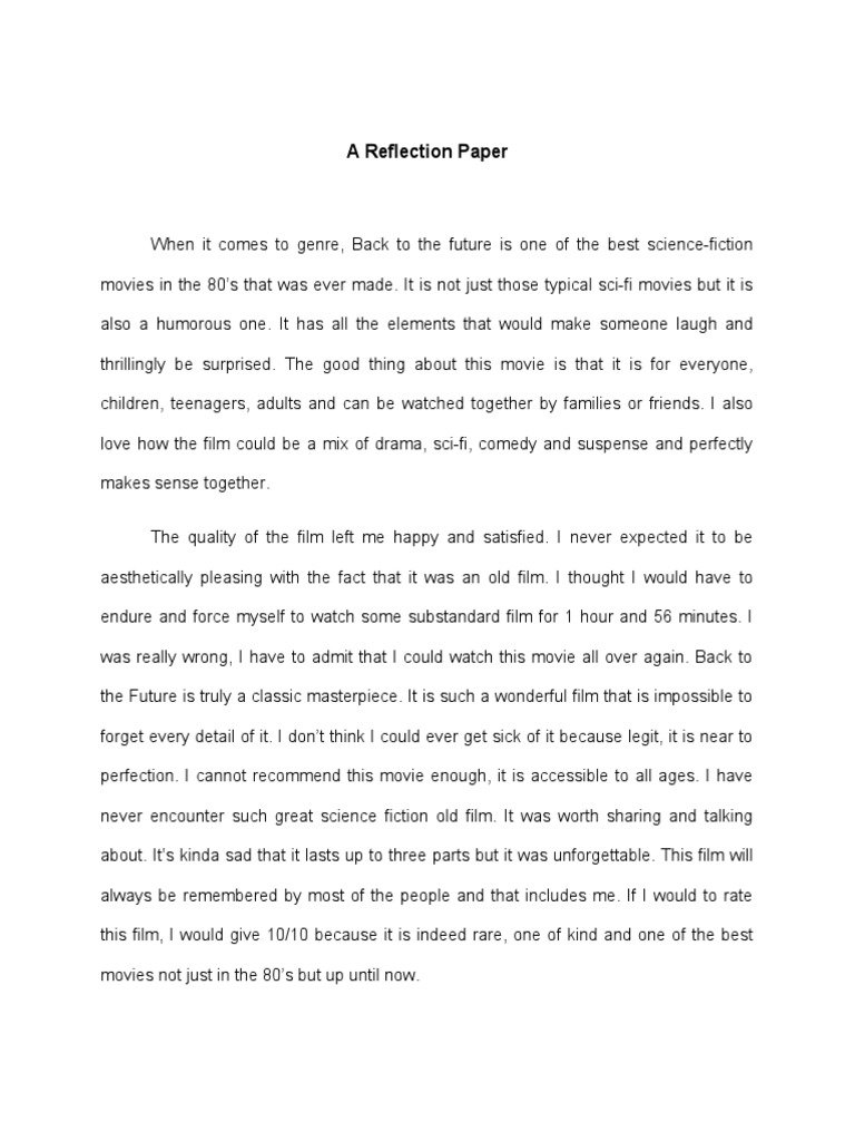 Reaction Paper | PDF