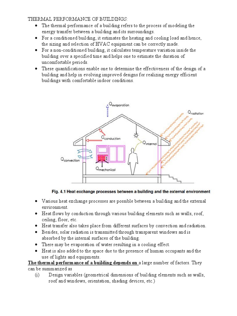 Understanding Building Thermal Performance | PDF | Technology & Engineering