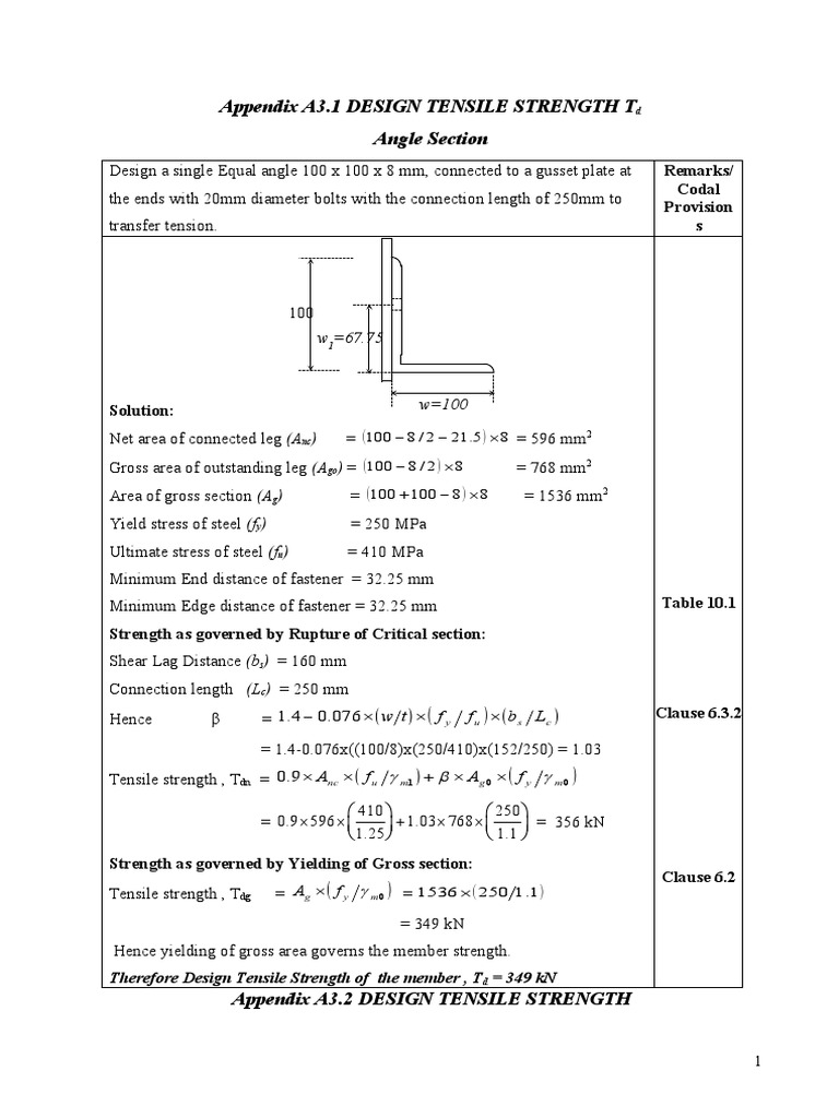 6-Worked Out Examples-Tension & Compression | PDF | Buckling | Chemical ...