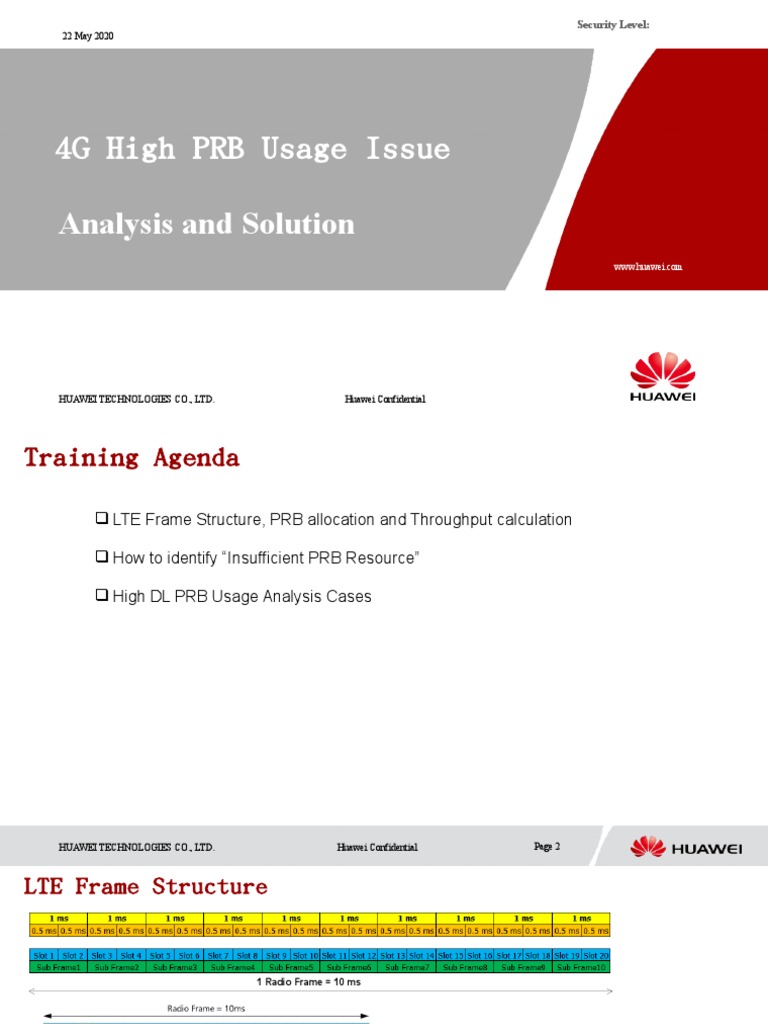 4G High PRB Analysis and Solution | PDF | Lte (Telecommunication) | 4 G