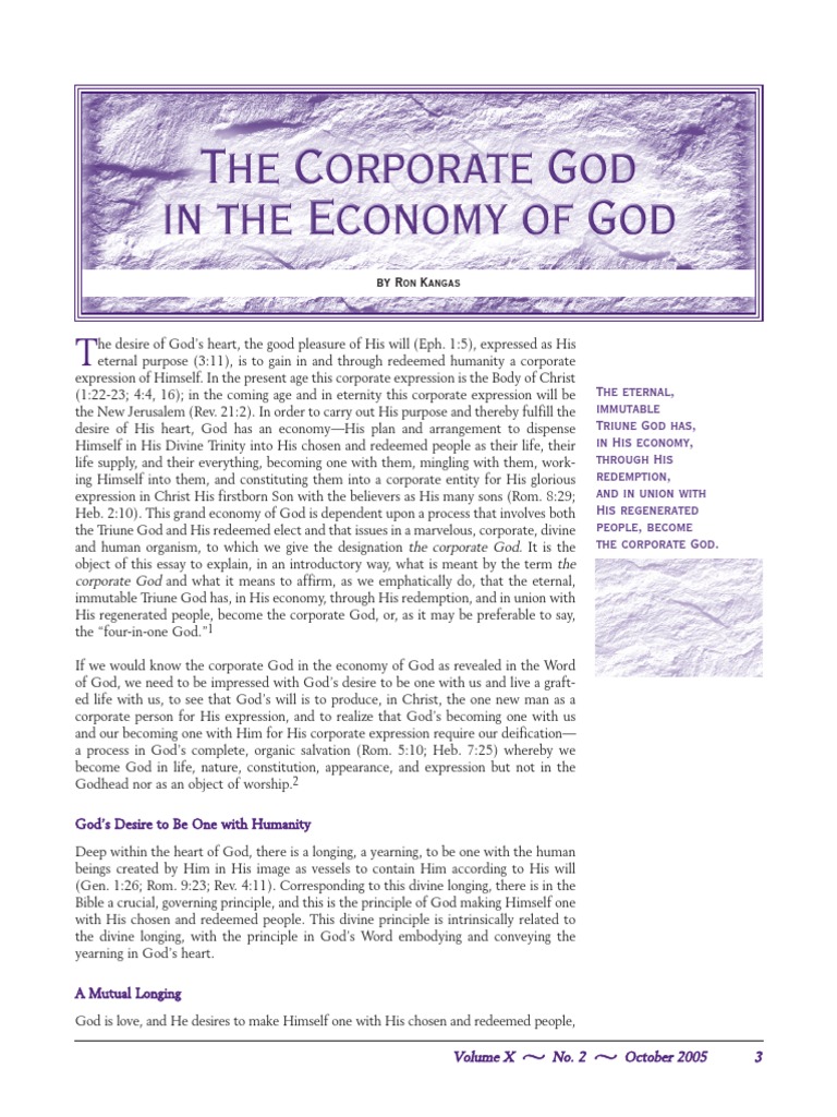 Ron Kangas - God and Humanity PDF | PDF | Incarnation (Christianity ...