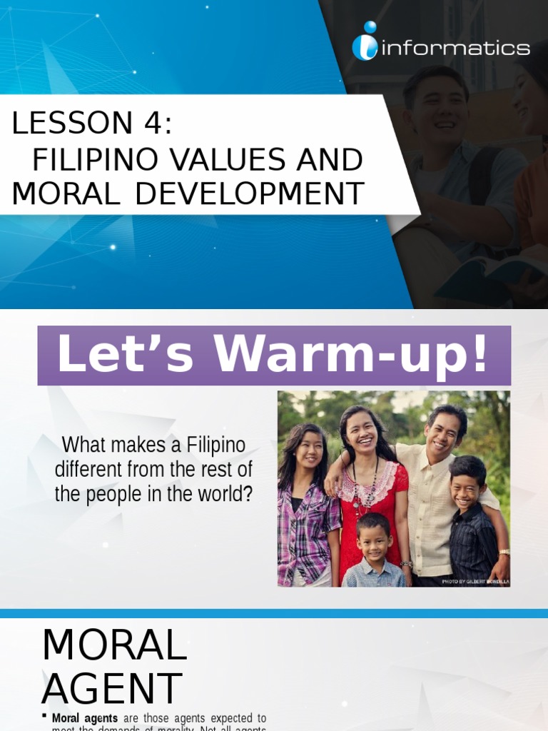 Lesson 4: Filipino Values and Moral Development | PDF | Virtue Ethics ...
