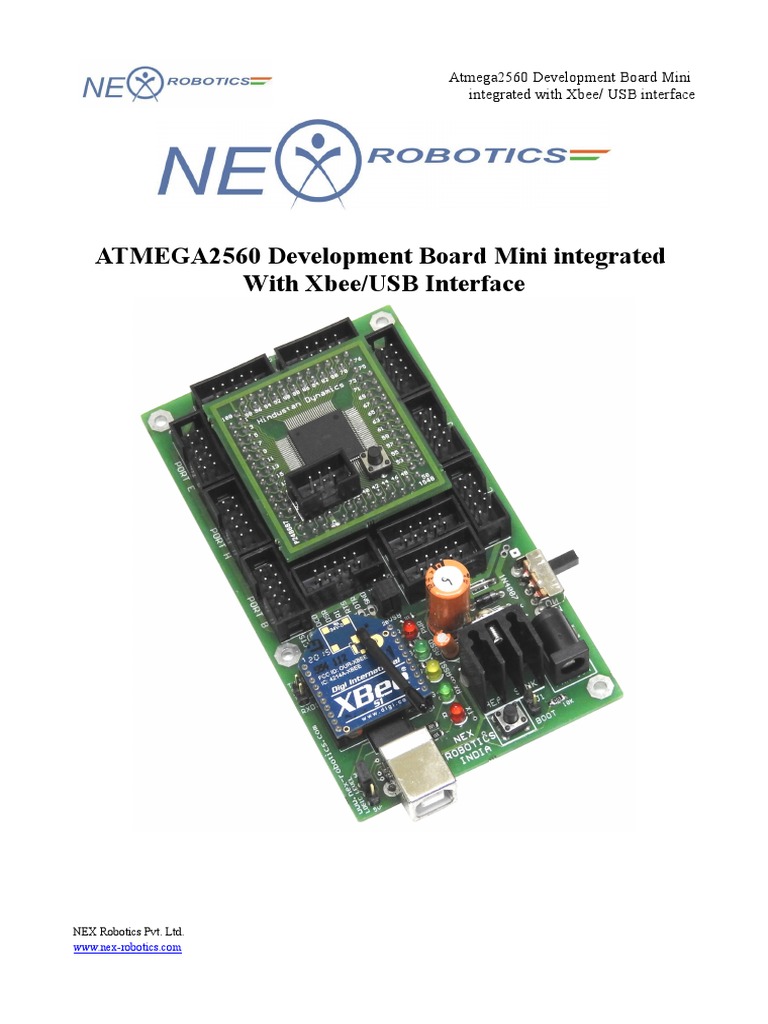 Atmega2560 Mini Development Board Guide | PDF | Usb | Electronic ...