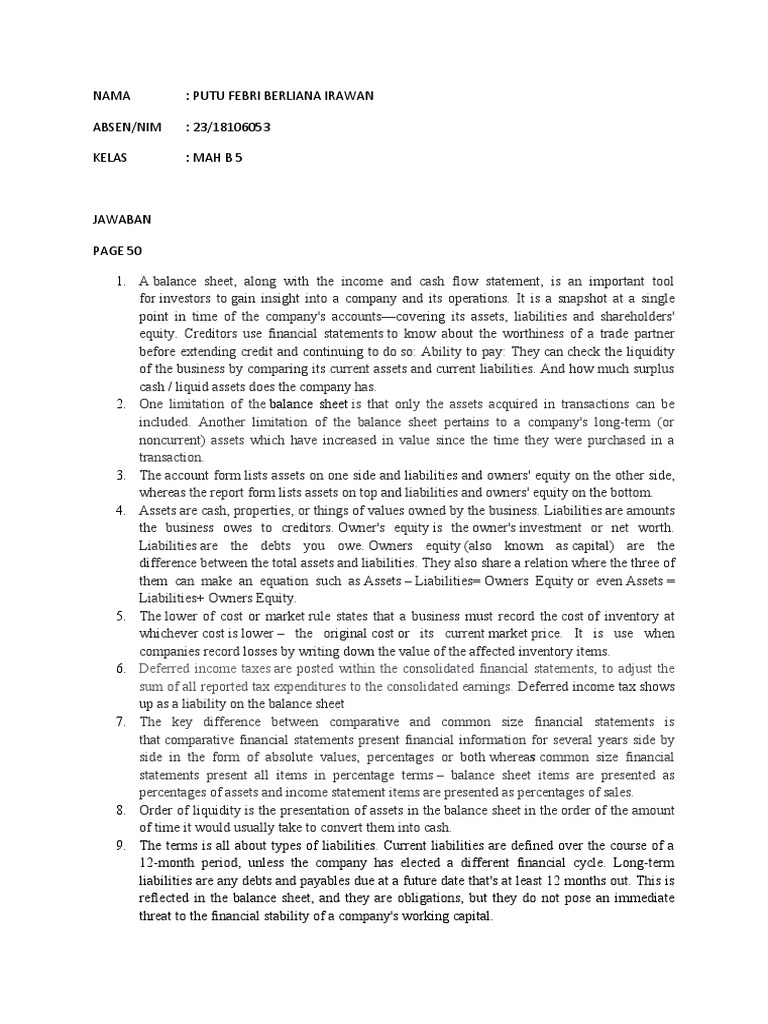 Deferred Income Taxes | PDF | Equity (Finance) | Balance Sheet