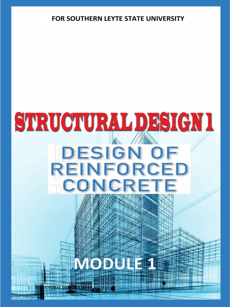 MODULE 1 - Structural Design 1 - Reinforced Concrete | PDF | Bending ...